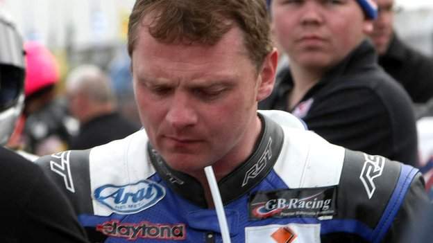Motorcyclist Stephen Thompson has 'no feeling in arm' after crash - BBC ...