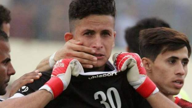 Goalkeeper Alaa Ahmed plays in Iraq Premier League match after son's ...