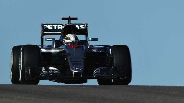 Lewis Hamilton fastest in United States GP practice - BBC Sport