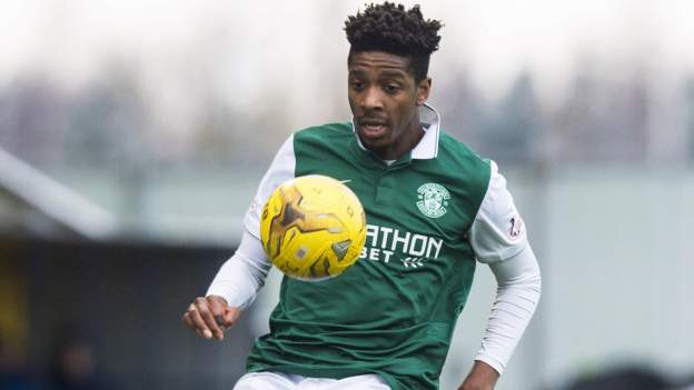 Dominique Malonga: Hibs striker departs to join Pro Vercelli - BBC Sport