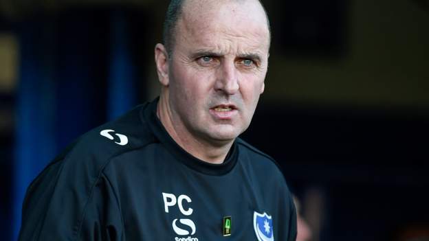 Portsmouth manager Paul Cook takes positives from Wycombe defeat - BBC ...
