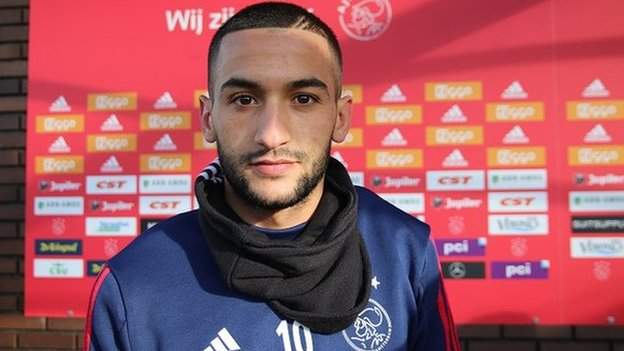 Ajax's Ziyech prepares to face fellow Moroccans - BBC Sport