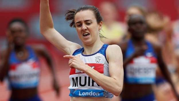 Anniversary Games: Laura Muir cruises to 1500m victory at London ...