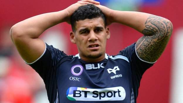 Josh Matavesi: Ospreys centre could be fit to face Scarlets - BBC Sport