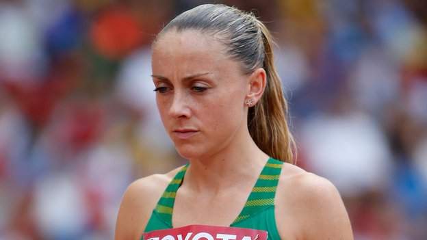 Kerry O'Flaherty struggles on World Championships debut - BBC Sport