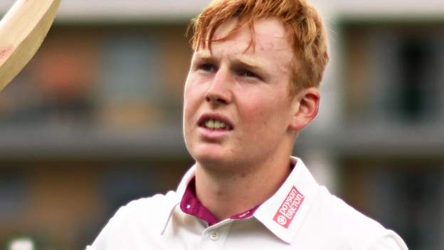 County Championship: James Rew hits 221 as Somerset pile up 500 against ...