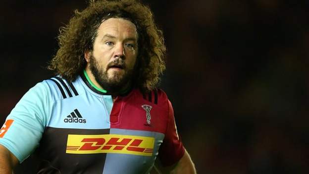 Adam Jones: Former Wales prop signs new Harlequins contract - BBC Sport
