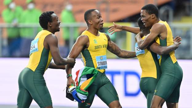 South Africa's relay team not getting carried away ahead of Olympics ...