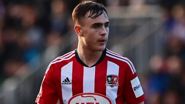 Luke Harris: Exeter City boss hails 'incredible' debut from Fulham ...