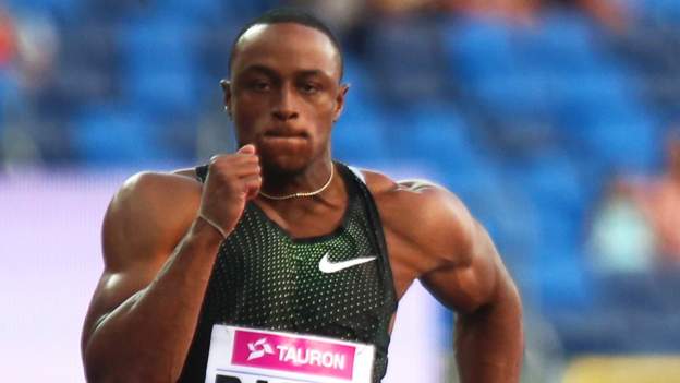 Ronnie Baker: American sprinter sets fastest 100m time of season - BBC ...