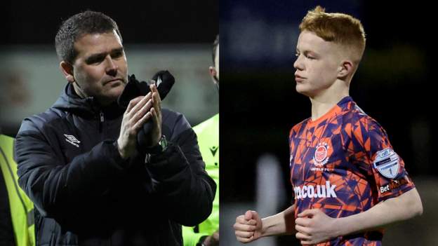 Braiden Graham: 'Goals, goals, goals' - Fifteen-year-old Linfield ...