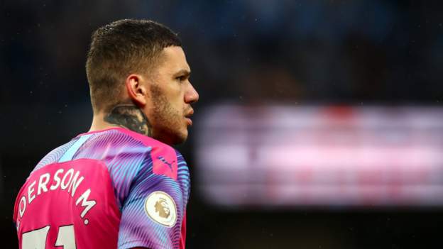 Ederson: Manchester City goalkeeper is injury doubt for Liverpool match ...