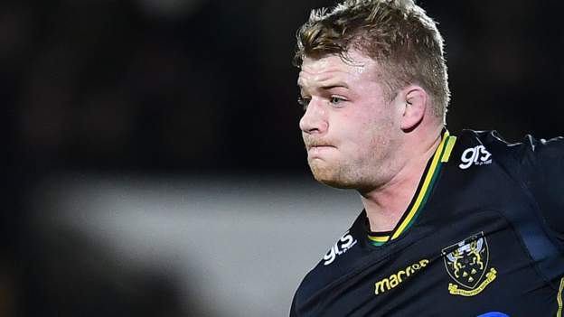 David Ribbans: Northampton Saints lock extends stay at Franklin's ...