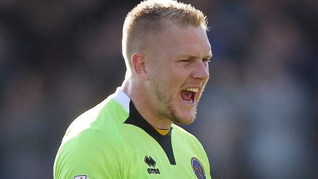 Shrewsbury Town: Mark Halstead hopes for run as first team keeper - BBC ...