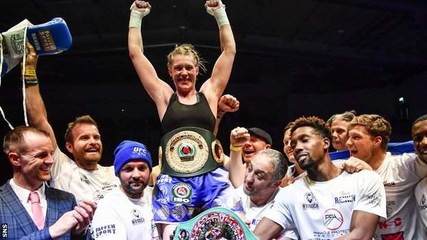 Hannah Rankin wins IBO super-welterweight title - BBC Sport