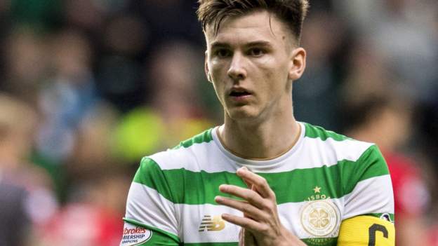 Kieran Tierney: Celtic left-back signs new six-year contract - BBC Sport