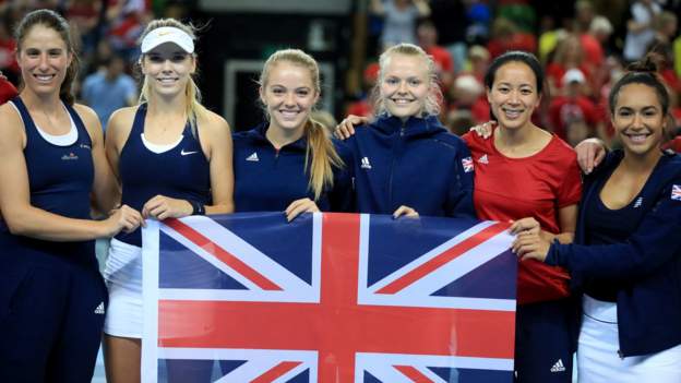 Fed Cup: GB captain 'in awe' of Johanna Konta & Katie Boulter after ...