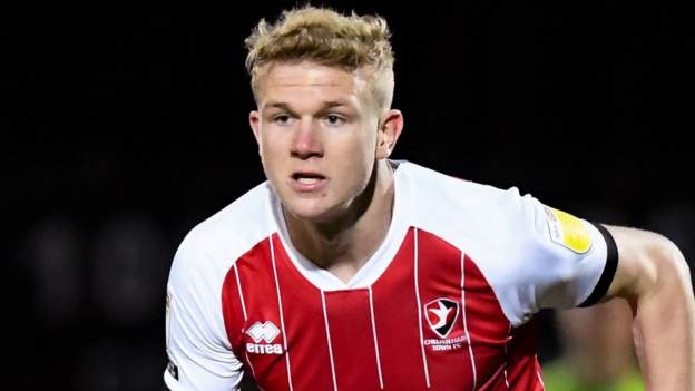 Lewis Freestone: Cheltenham Town defender signs new two-year deal - BBC ...