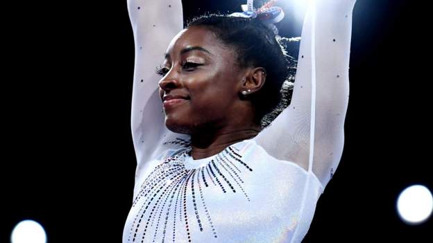 Simone Biles hits back at USA Gymnastics 'happy birthday' tweet - BBC Sport
