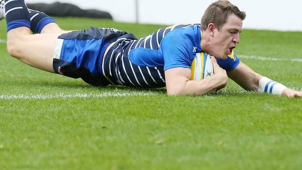 Sam James: Sale Sharks centre enjoying first-team opportunity - BBC Sport