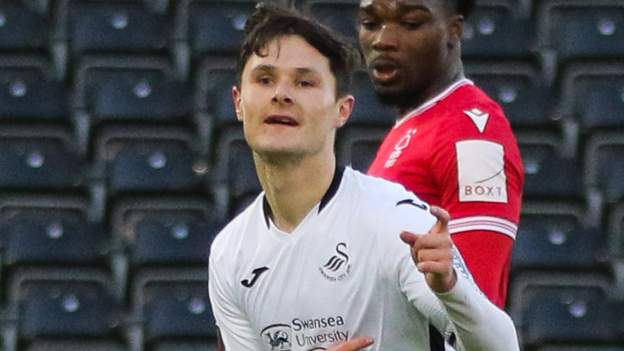 Liam Cullen: Injured Swansea City forward signs new contract - BBC Sport