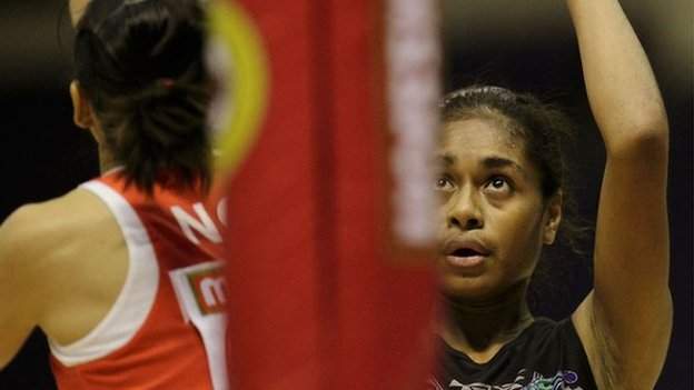 Netball: Coach Trish Wilcox delight at Dragons' first win - BBC Sport