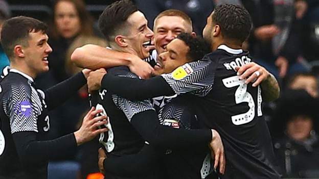 Swansea City 2-3 Derby County: Wales' Tom Lawrence strikes winner for ...
