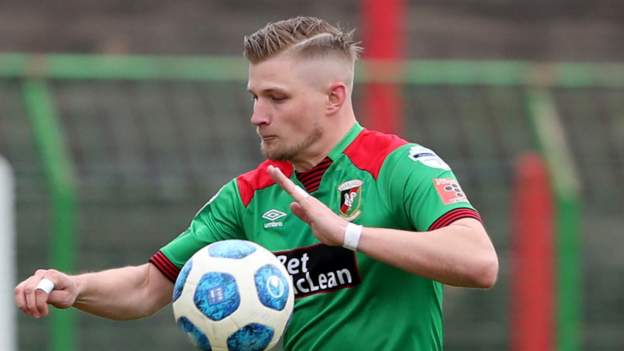 Glentoran striker Andrew Mitchell joins Coleraine on loan before ...