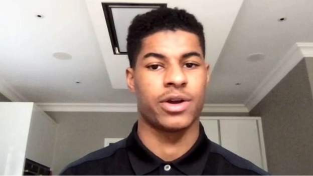 Marcus Rashford tells BBC Breakfast about his work with FareShare UK ...