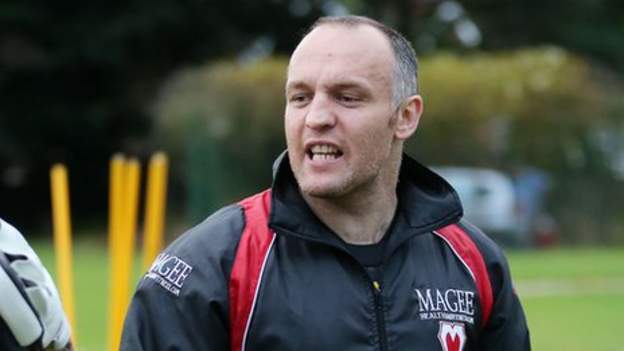 Gearoid Adams and Brian Magee join Antrim football set-up - BBC Sport
