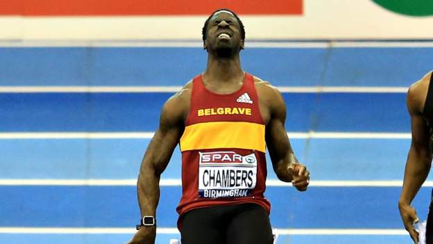 Dwain Chambers disqualified after false start in British Indoors 60m ...