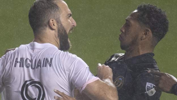 Gonzalo Higuain misses debut penalty as Inter Miami lose to ...