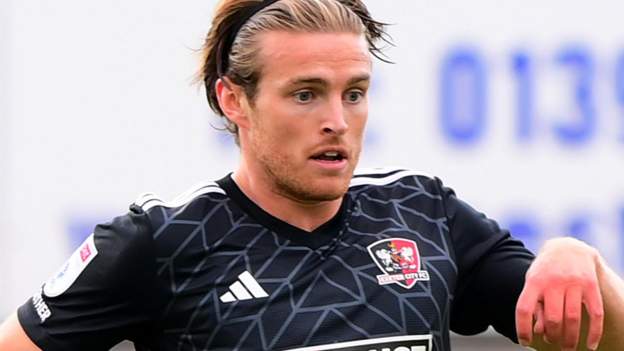 Kyle Taylor: Exeter City midfielder returns to action after 16 months ...