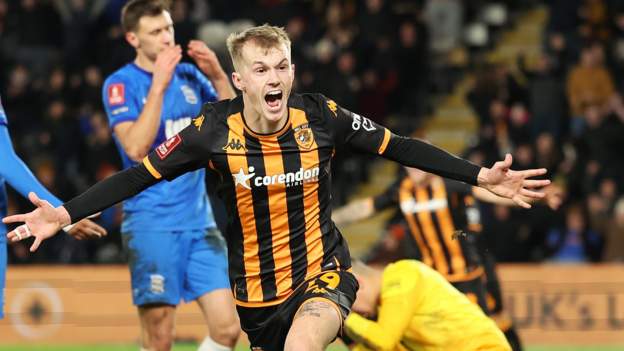 Hull City 1-1 Birmingham City: Matty Jacob scores late to cancel out ...