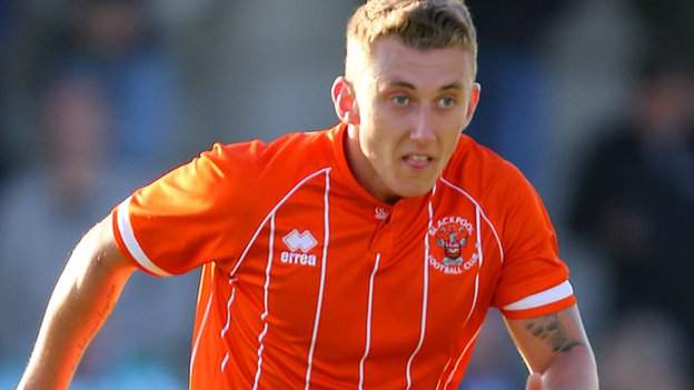 David Ferguson named Blackpool captain after just six starts - BBC Sport