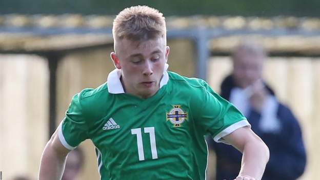 Charlie Lindsay: Glentoran's youngest-ever player reflects on 'dream ...