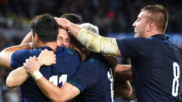 Georgia 10-44 Scotland: Rory Hutchinson scores twice in World Cup warm ...