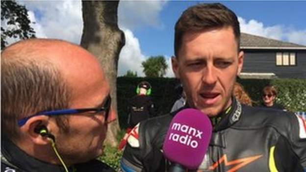 Andrew Dudgeon: Manx racer home after crash at Macau Grand Prix - BBC Sport