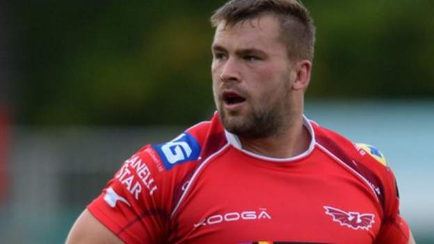 Morgan Allen: Scarlets number eight out for four months - BBC Sport