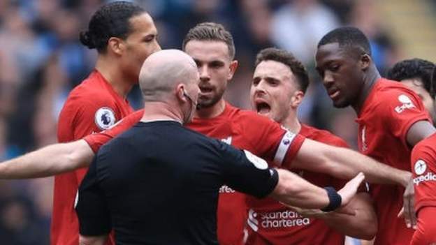 Liverpool charged with improper conduct over protest to referee against ...