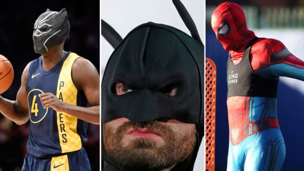 Six times sports stars turned into superheroes - BBC Sport