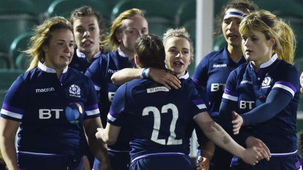 Scotland's women rugby team 'inspired' by football success - Gemma Fay ...
