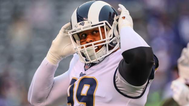 Aaron Donald: Los Angeles Rams defensive tackle signs new $135m ...