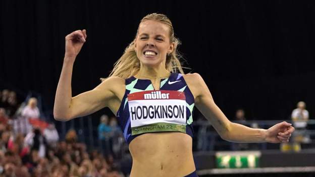 Keely Hodgkinson sets new British 800m indoor record in Birmingham ...