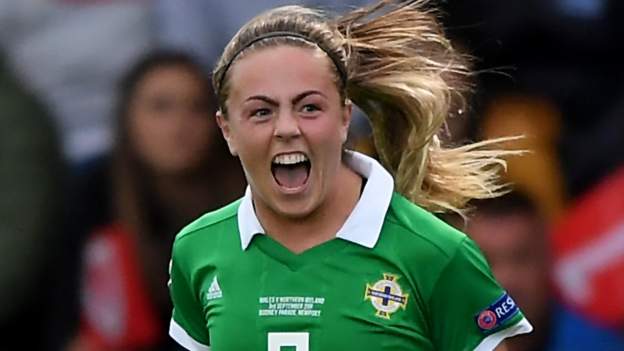Simone Magill: Euro 2021 qualification still the aim says NI striker ...