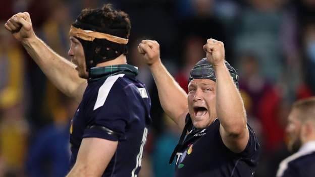 Australia 19-24 Scotland: Heady times for Scots after Sydney win - BBC ...