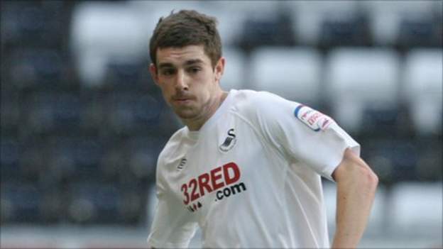 Defender Daniel Alfei signs new Swansea City deal - BBC Sport