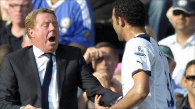 Harry Redknapp plays down Tottenham's top-four chances - BBC Sport