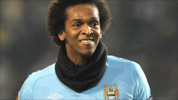 Man City striker Jo completes Internacional switch - BBC Sport