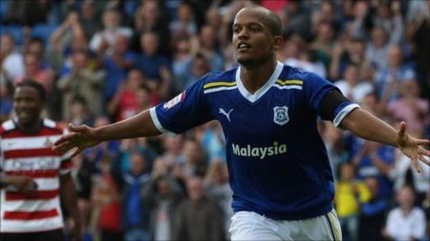 Relieved Rob Earnshaw enjoys Cardiff goal - BBC Sport